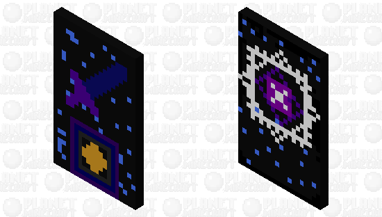 crystal pvp cape Minecraft Mob Skin