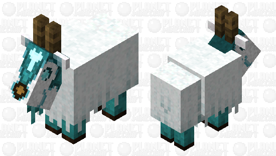 Ice Goatess (Goat Goddess) Minecraft Mob Skin