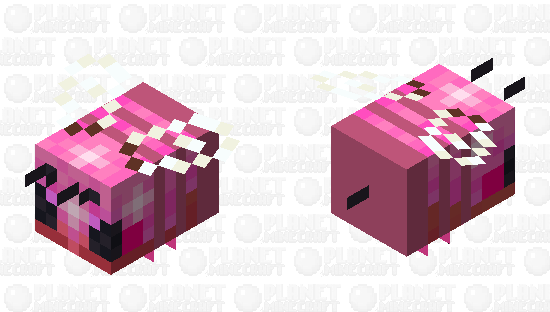pink bumblebee Minecraft Mob Skin