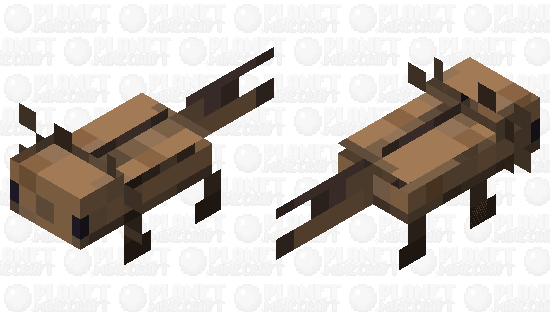 Cute axolotls Minecraft Mob Skin