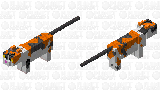 A random calico cat Minecraft Mob Skin