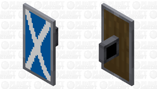Country Flag Shields #8 (Scotland) Minecraft Mob Skin
