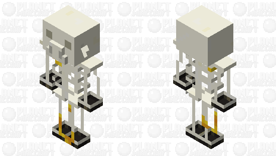 Piglin skeleton Minecraft Mob Skin
