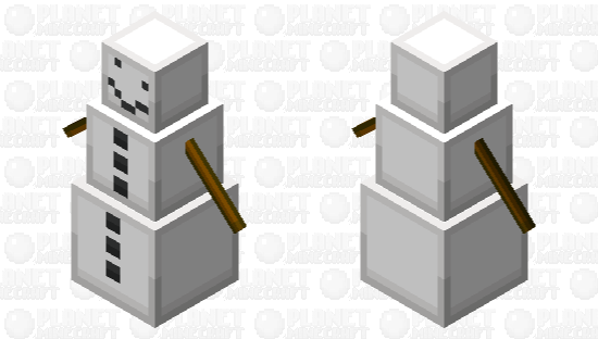 snowman Minecraft Mob Skin