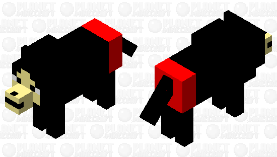 Mickey mouse(but he is an animal!) Minecraft Mob Skin