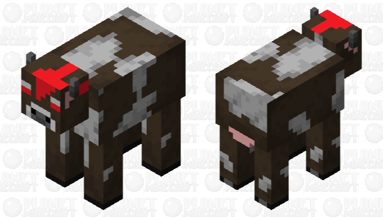 cow scary Minecraft Mob Skin