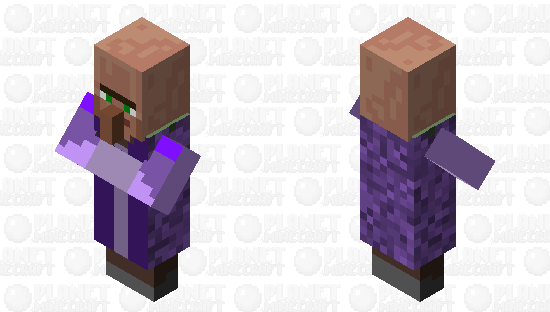 Purple Villager Minecraft Mob Skin