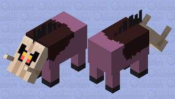 Hoglin Minecraft Mob Skins | Planet Minecraft Community
