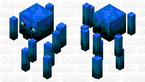 Water Blaze Minecraft Mob Skin