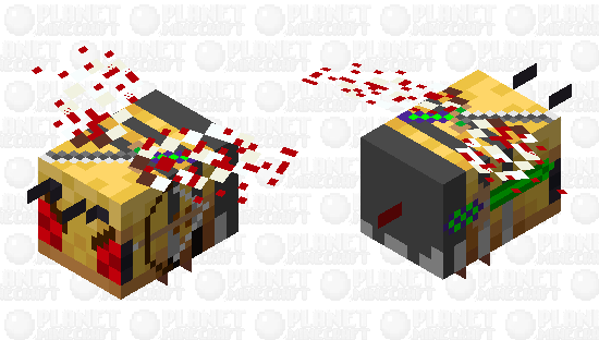 killer bee knight Minecraft Mob Skin