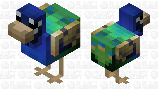 Indian peafowl Minecraft Mob Skin