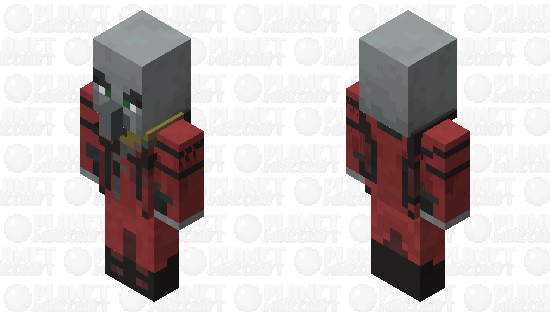 Vindicator but is a Ravager from Guardians of the Galaxy Minecraft Mob Skin
