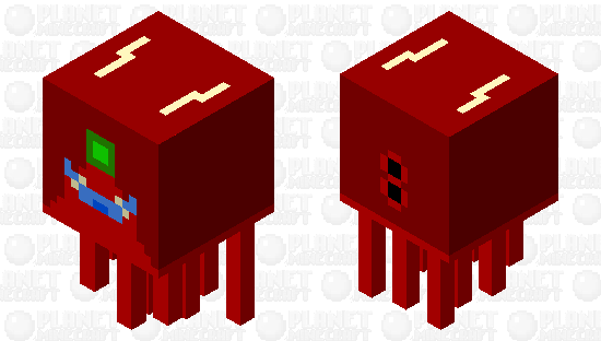 Cacodemon Attack Minecraft Mob Skin