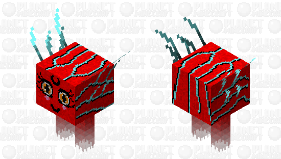 The Adorable Lava Demon Strider Minecraft Mob Skin