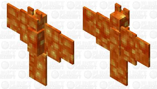 Lava Bat Minecraft Mob Skin