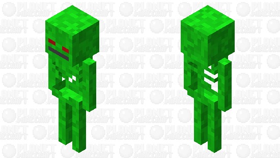 Infected skeleton Minecraft Mob Skin