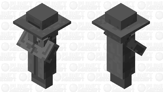 Noir Villager Minecraft Mob Skin