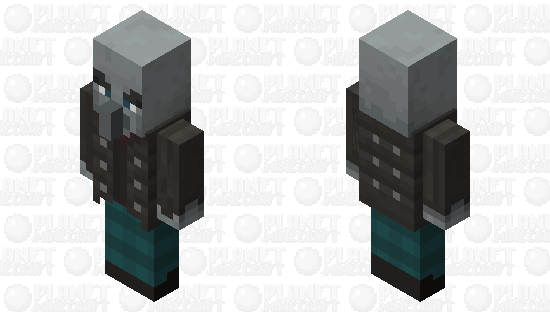 Standard Vindicator at 2x Resolution Minecraft Mob Skin