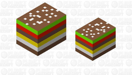 Burger Minecraft Mob Skin