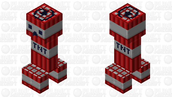 tnt creeper Minecraft Mob Skin