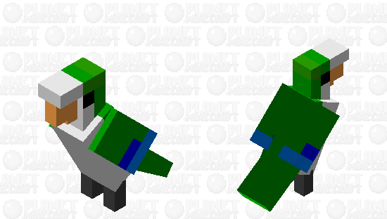 Monk Parakeet Minecraft Mob Skin