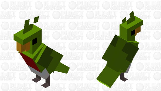 Quetzal (Euptilotis Neoxenus) Minecraft Mob Skin