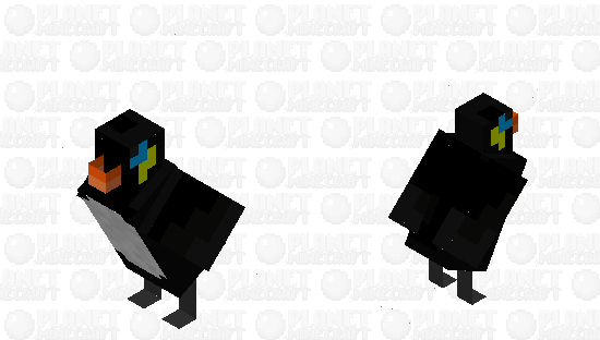 Emperor penguin UPDATED Minecraft Mob Skin