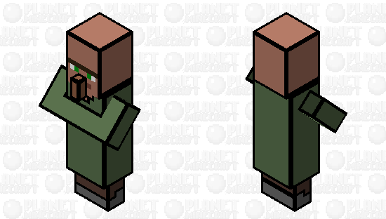 Basic Colors Villager Minecraft Mob Skin