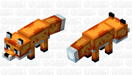 fox Minecraft Mob Skin
