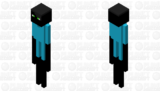 Enderman Person Minecraft Mob Skin
