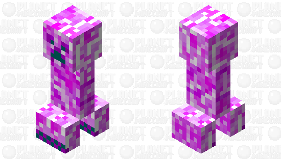 Purple Creeper Minecraft Mob Skin