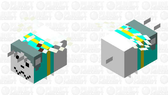 Temmie bee Minecraft Mob Skin