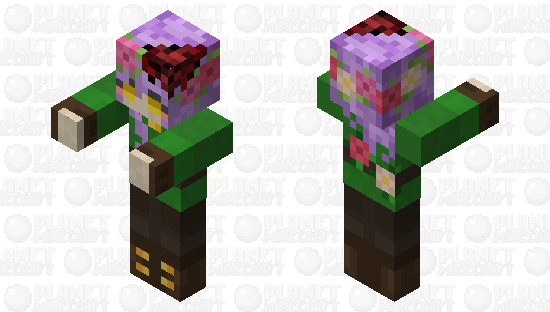 Zombie Flower Elf Minecraft Mob Skin