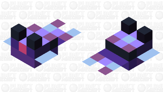Galaxy Pufferfish (Small) Minecraft Mob Skin