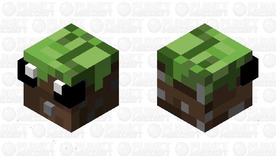 Grass Block Slime Minecraft Mob Skin