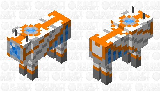 Robotic Wolf Minecraft Mob Skin