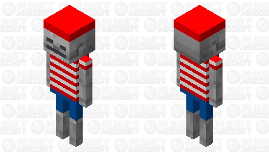 Undead Pirate Minecraft Mob Skin