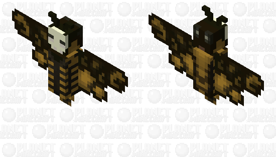 Death moth - bat skin replacement Minecraft Mob Skin