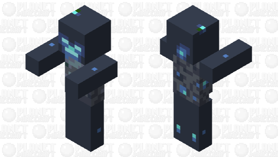 Pale drowned by (Quentin in quillager) Minecraft Mob Skin