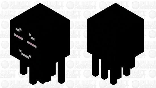 Black Ghast Minecraft Mob Skin