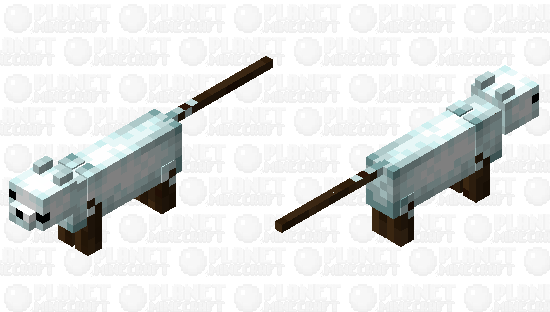 Snow Cat Minecraft Mob Skin