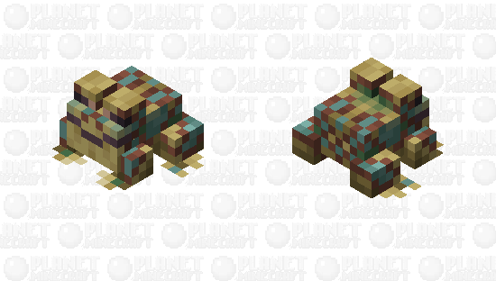 Frog skin variant, marsupial frog "Gastrotheca pseustes" Minecraft Mob Skin