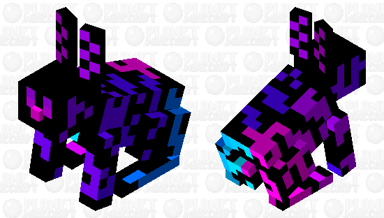 Galaxy Rabbit Minecraft Mob Skin