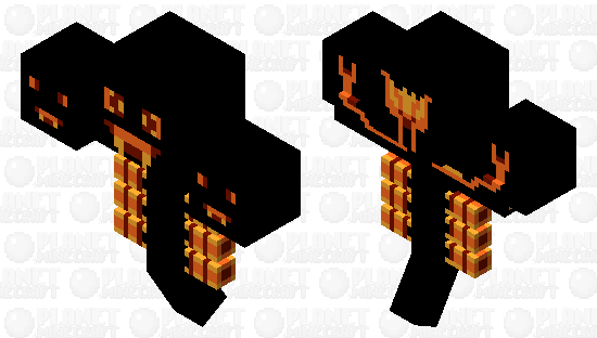 Revamped wither Minecraft Mob Skin