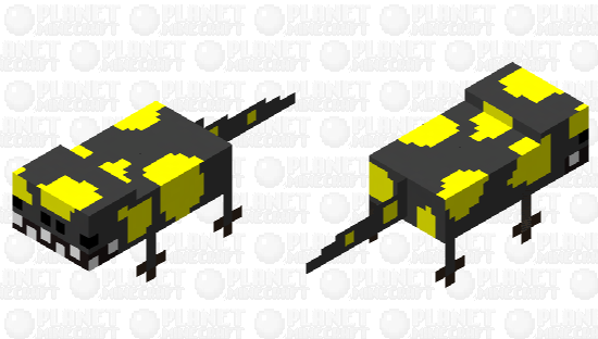 fire salamander Minecraft Mob Skin