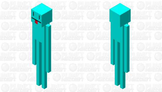 Goofy enderman Minecraft Mob Skin