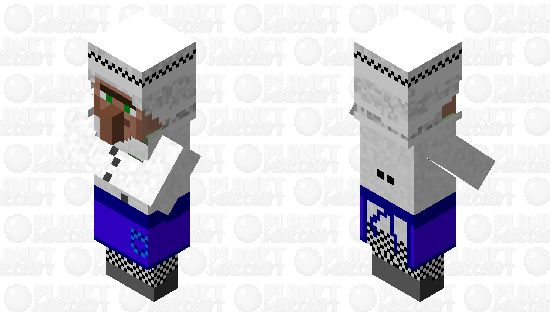 Mr Baker the Villager Minecraft Mob Skin