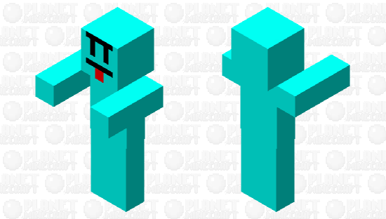 Goofy zombie Minecraft Mob Skin