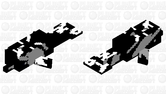 Orca Whale (Dolphin) Minecraft Mob Skin
