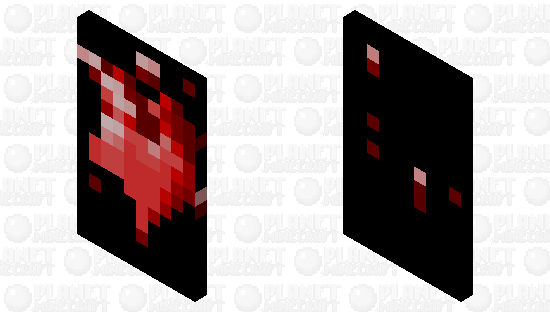 heart cape Minecraft Mob Skin